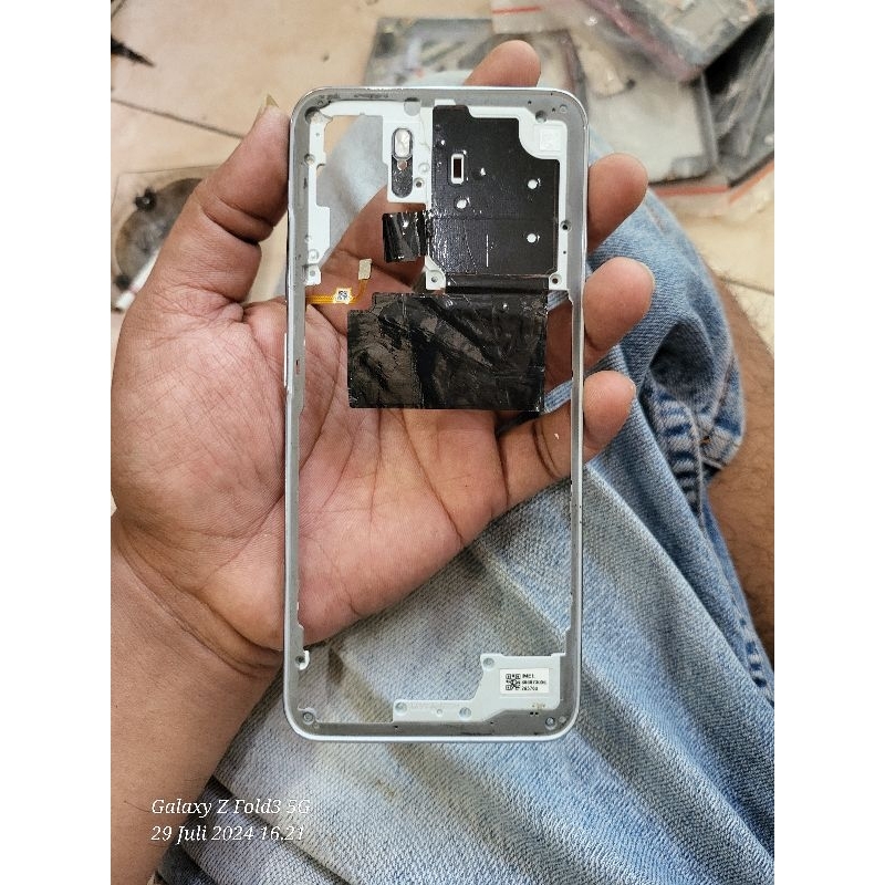 Jual frame bezel fingerprint redmi note 10 4g original copotan | Shopee ...