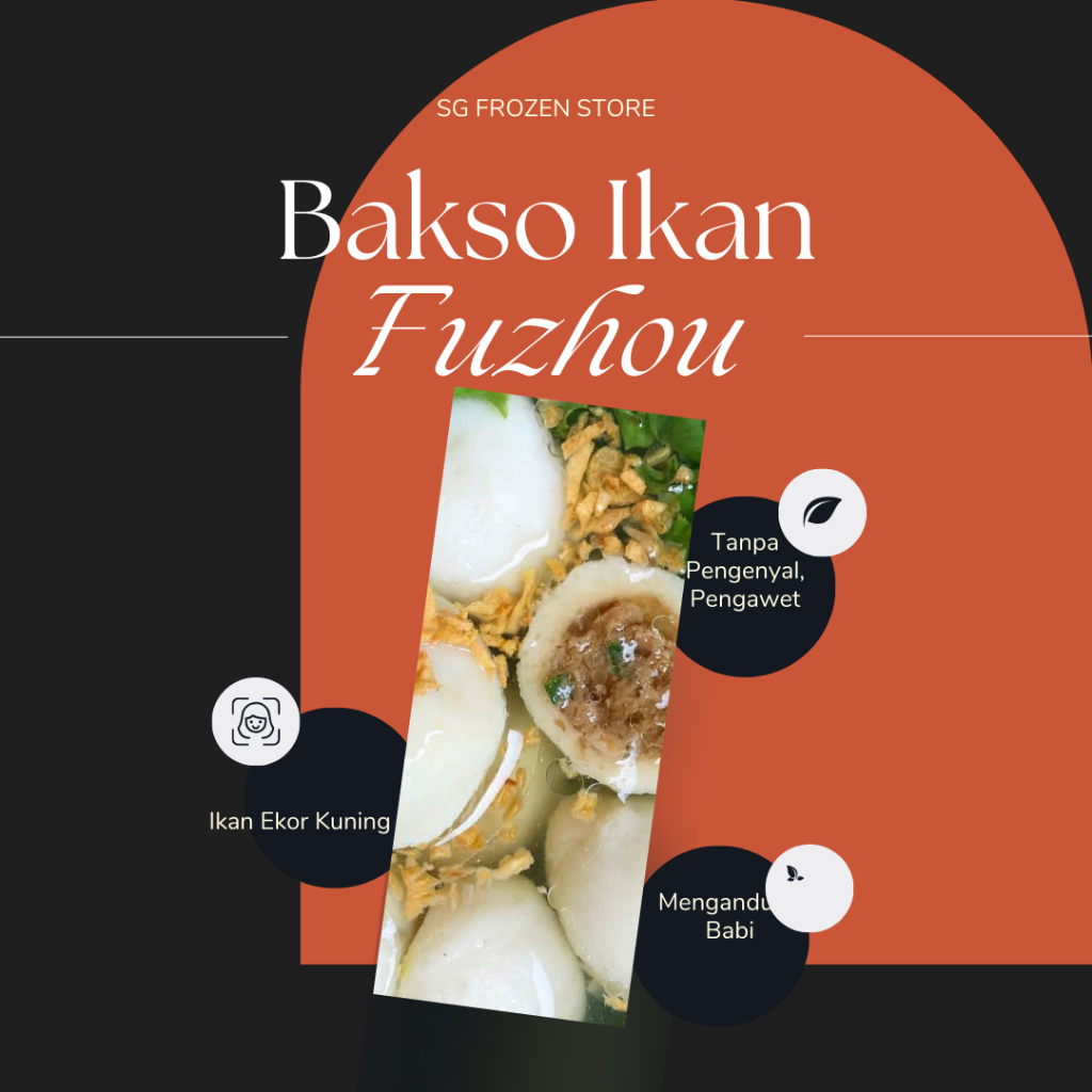 Jual SOKAN Baso Ikan isi Babi (Bakso Hiewan/Fuzhou) | Shopee Indonesia