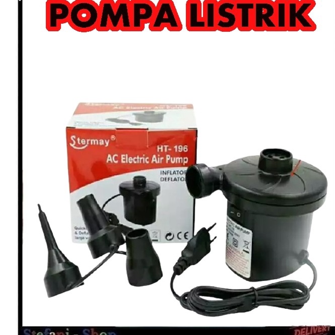 Jual Harga Bersahabat POMPA LISTRIK ELECTRIC AIR PUMP POMPA KASUR ANGIN KOLAM RENANG | Shopee ...