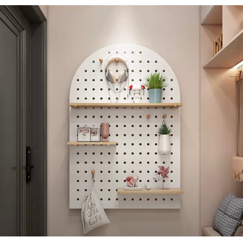 Jual Pegboard Papan Model Kapsul / Oval SKDS Dinding | Shopee Indonesia