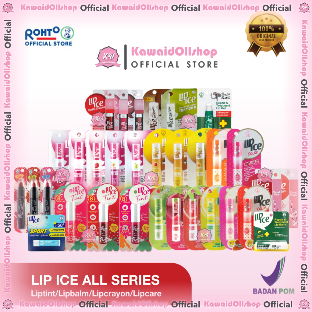 Jual LIP ICE Sheer Color Lip Balm 2.2g | Fruity | Velvet Matteness ...