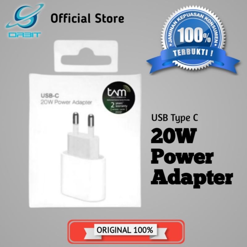 Jual charger adapter type-c cable c to lighting fast charging garansi ...