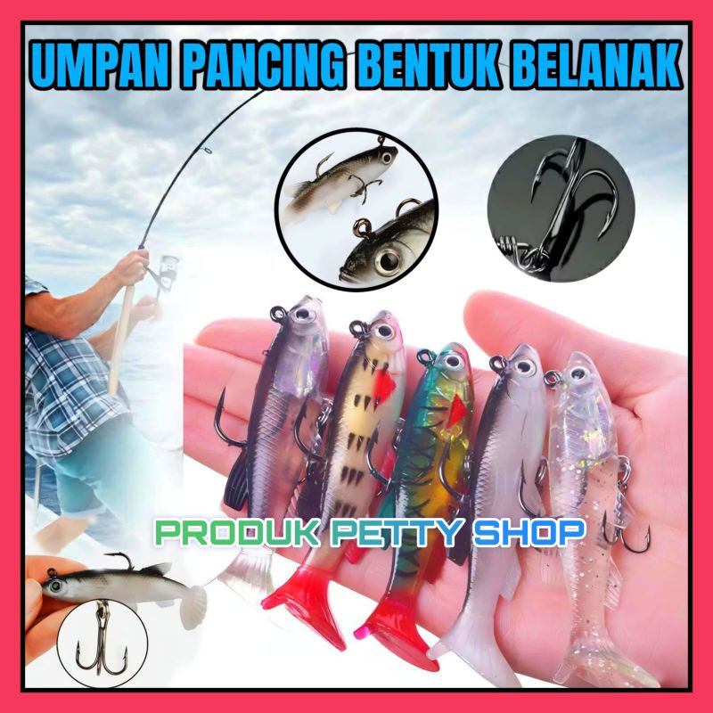 Jual UMPAN MANCING BUATAN MODEL IKAN BELANAK | Shopee Indonesia