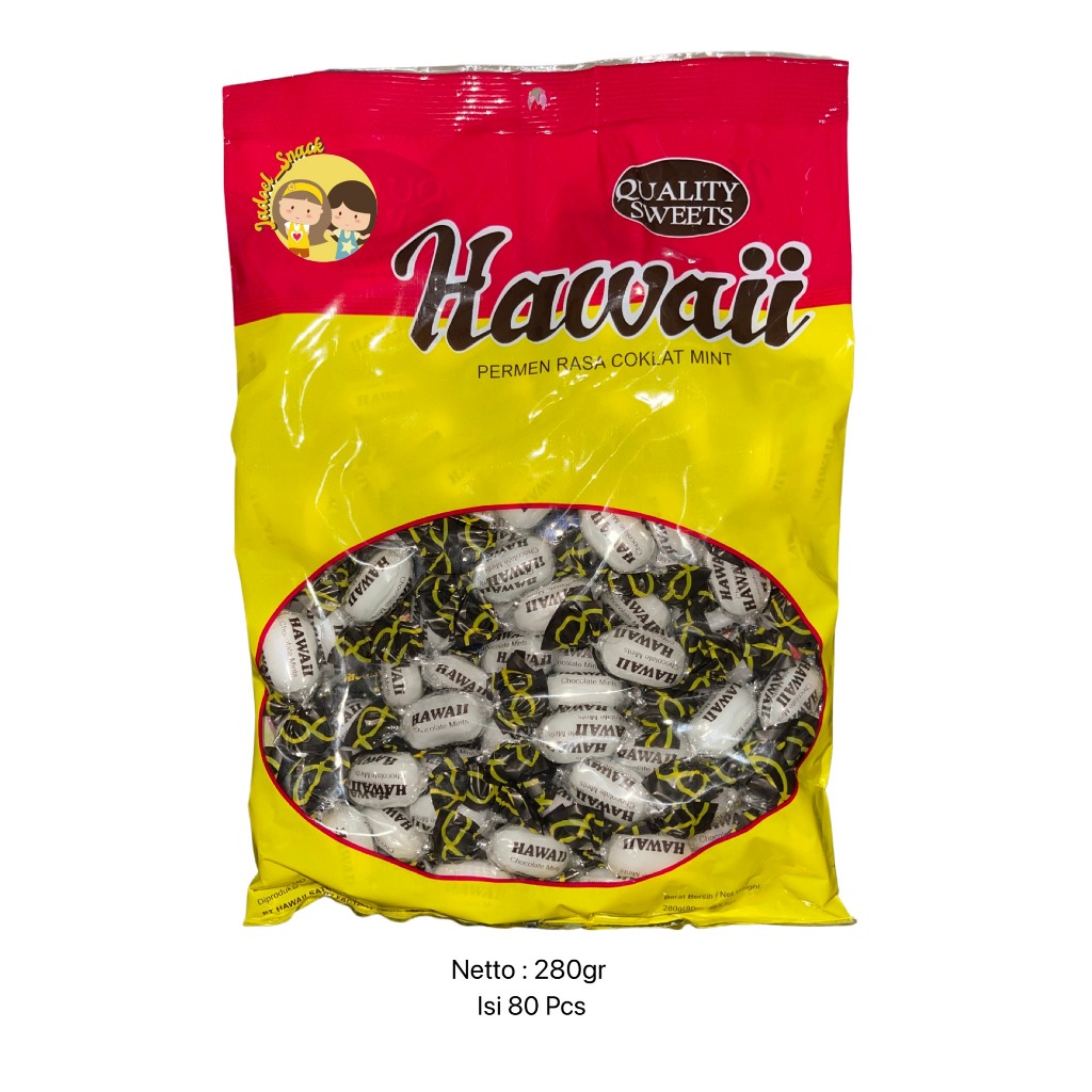Jual PERMEN HAWAII RASA COKLAT MINT 80 Butir QUALITY SWEETS Hawaii Rasa ...