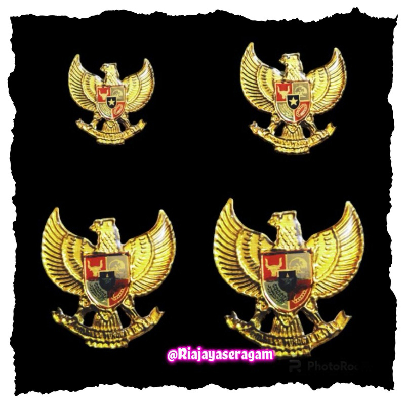 Jual Pin Bros Burung Garuda Pancasila Pin Peci Upacara Model Cemiti ...