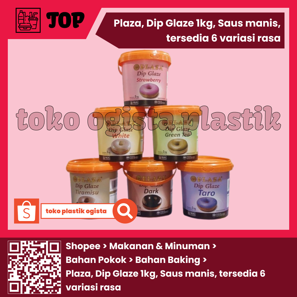Jual Plaza, Dip Glaze 1kg, Saus manis (7 Variasi Rasa) | Shopee Indonesia