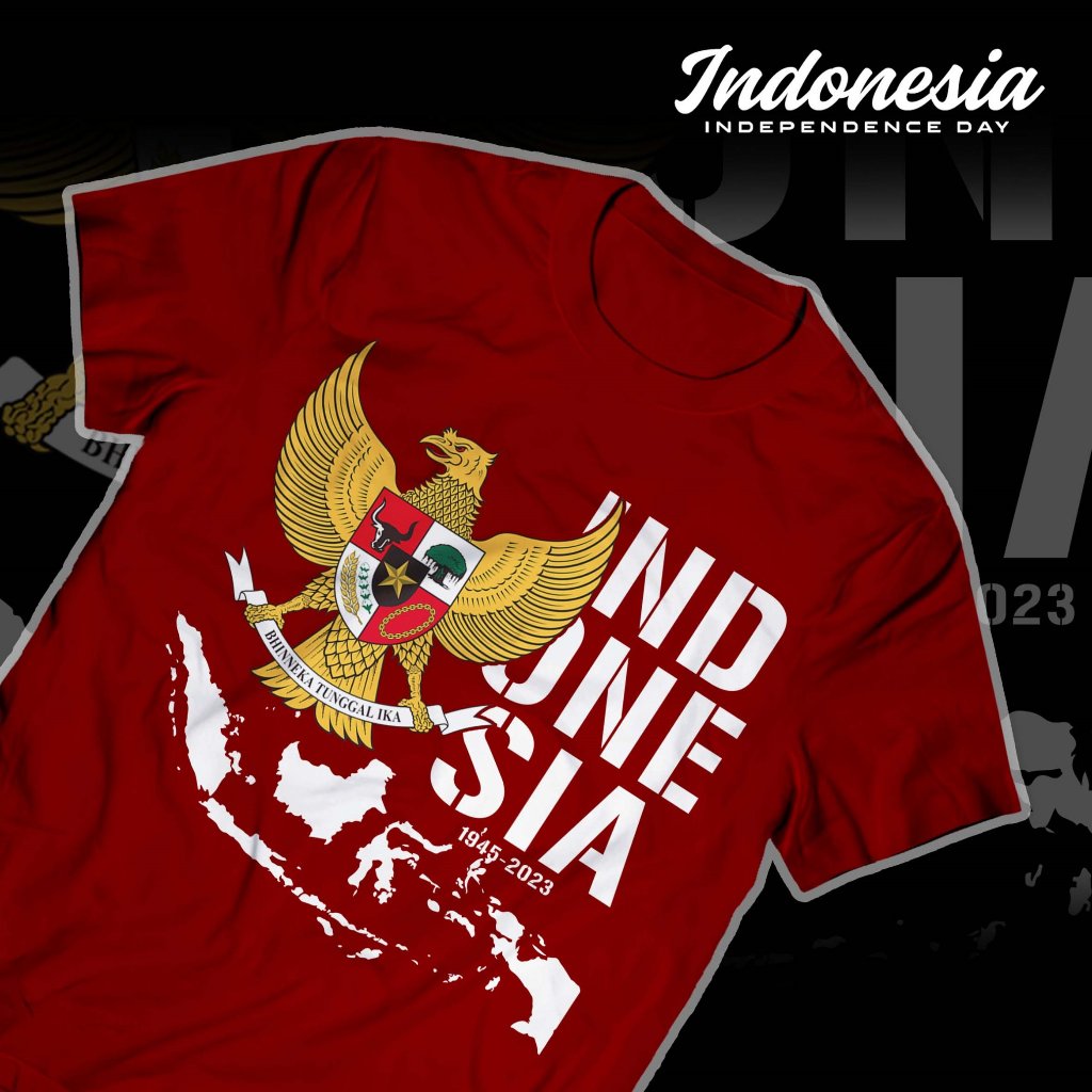 Jual Kaos HUT RI Ke 79 Kemerdekaan Indonesia Garuda Peta Baju Seragam Panitia Agustusan - 17 ...