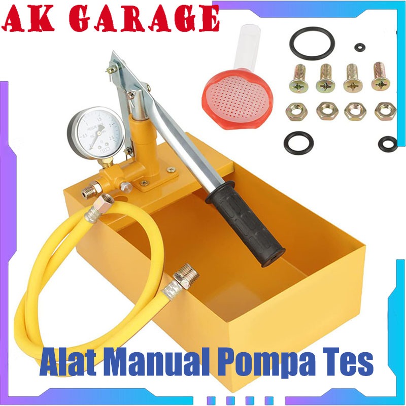 Jual Menguji Pompa Test Pump Manual Tekanan Air Aluminium 2,5MPa 25KG ...
