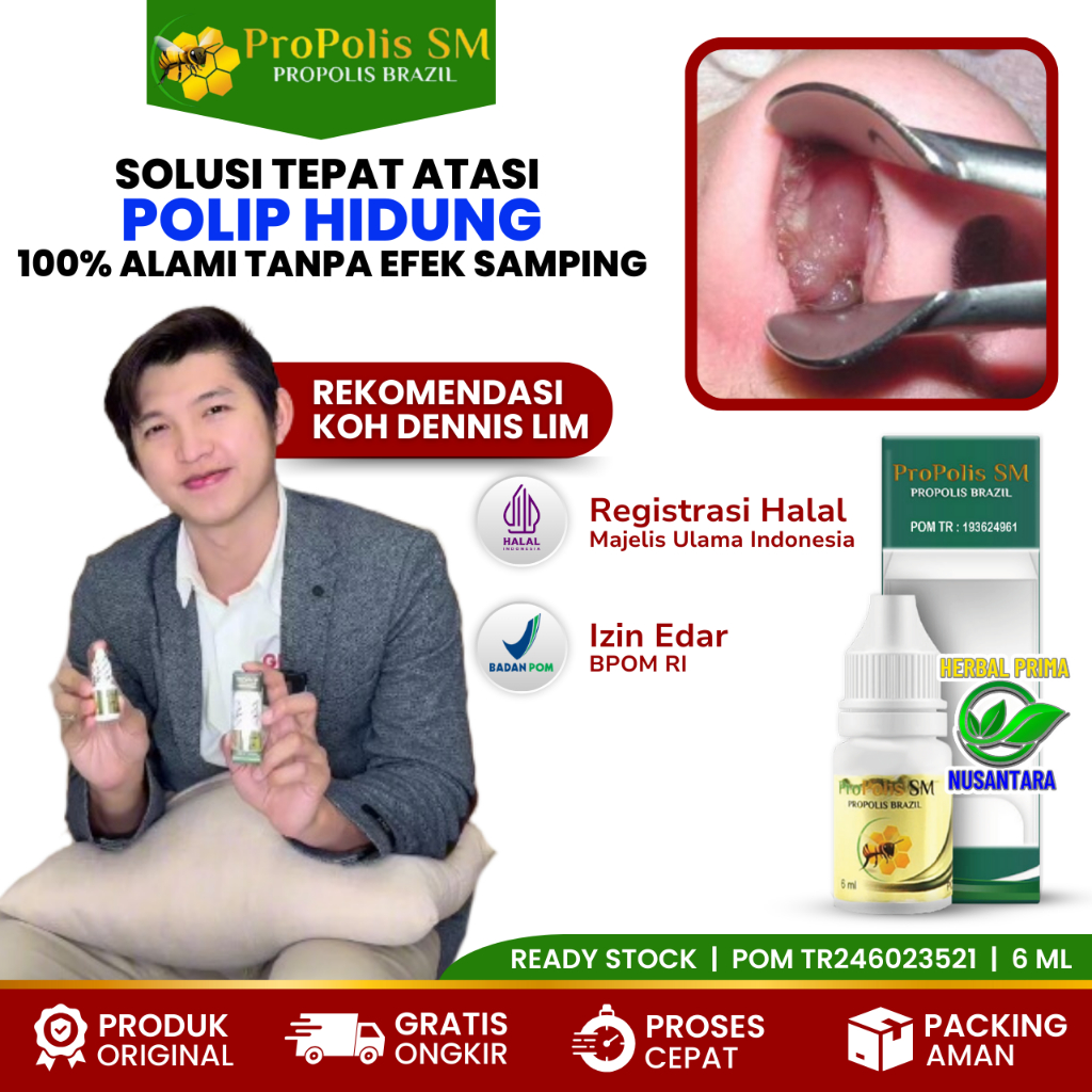 Jual Obat Tetes Oles Polip Hidung Alami Ramuan Herbal Tradisional ...