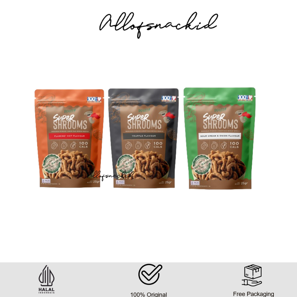 Jual Ppuff - Supershroom - Cemilan Jamur dan Beras Merah - Tidak ...