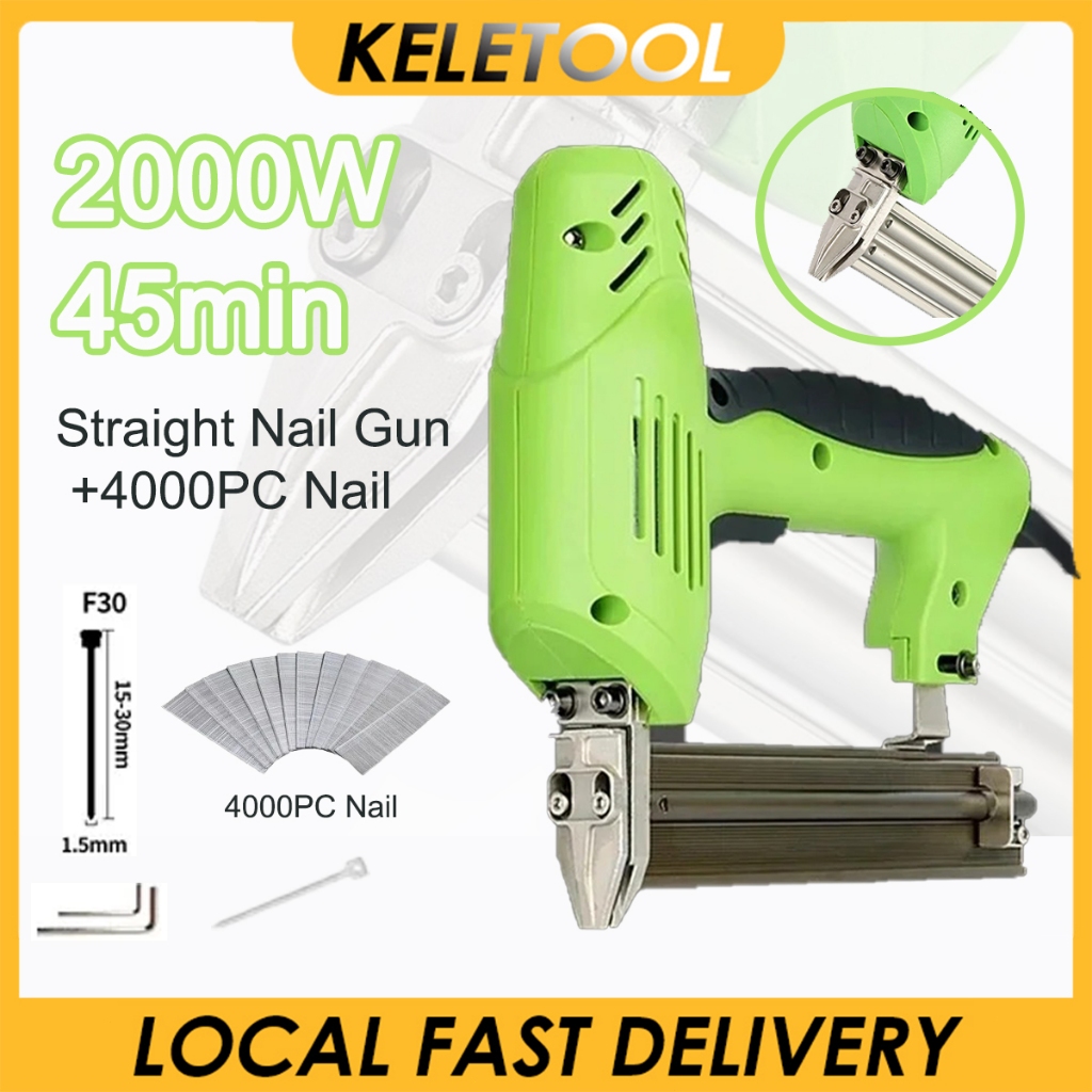 Jual F30 Electric Nailer Mesin Paku Tembak Pistol Paku Listrik Pistol ...