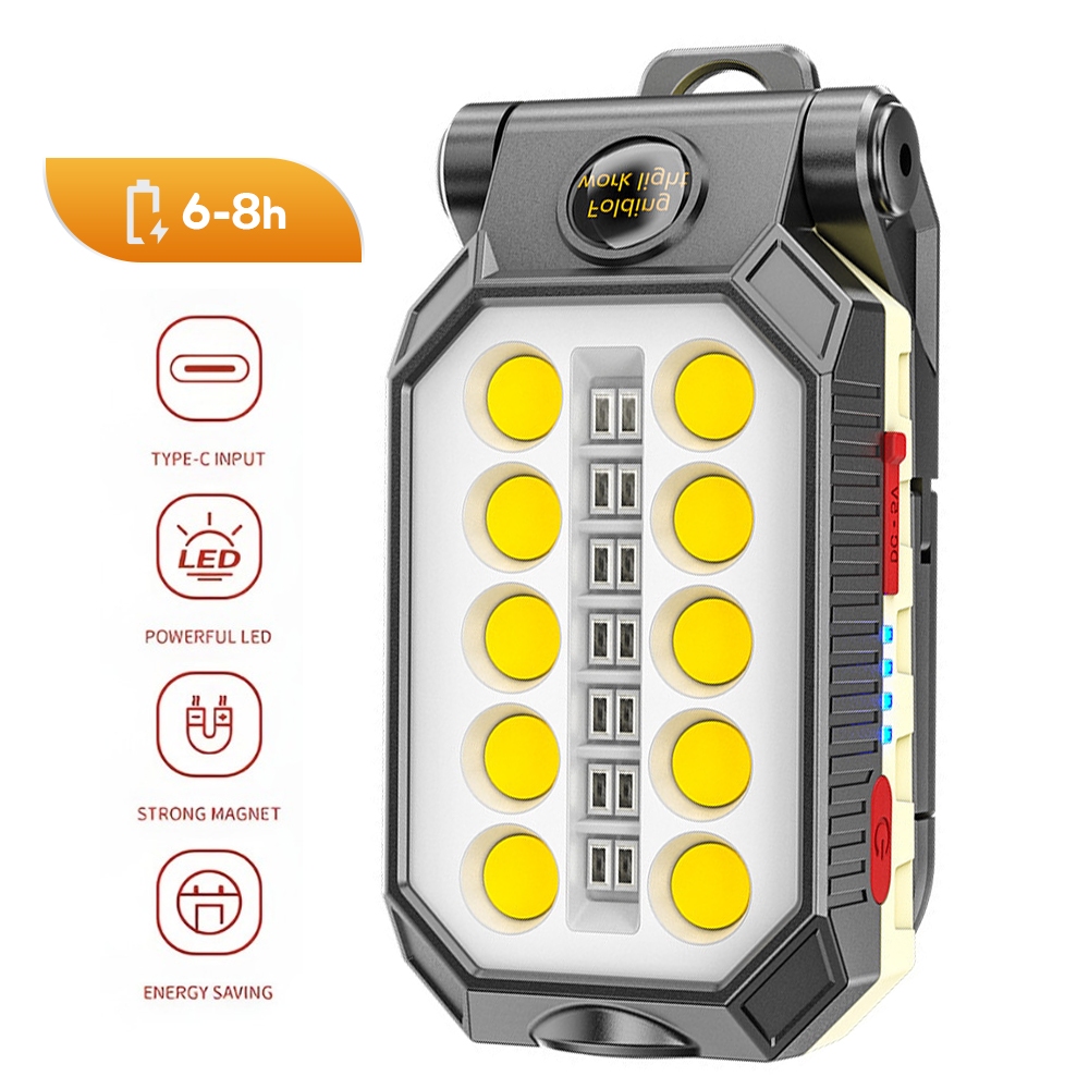 Jual Lampu Emergency Lampu COB Work Light Magnetik Lampu Lipat Lampu ...