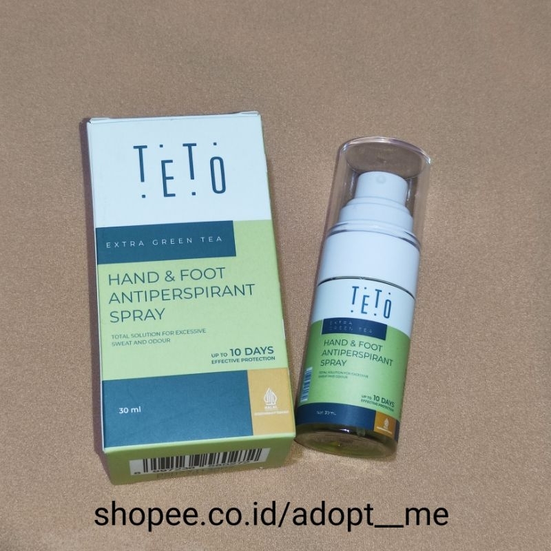 Jual TETO HAND&FOOT ANTIPERSPIRANT SPRAY penghilang bau kaki dan tangan ...