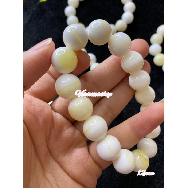 Jual GELANG KULIT KERANG ASLI 100% PUTIH SERAT EMAS BAHAN SUPER ...