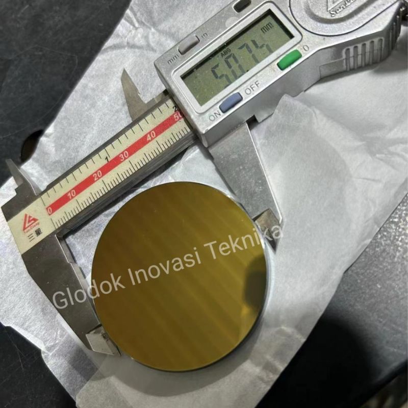 Jual Mirror Cermin pantul Laser cutting CO2 Si Silikon 50 mm 50mm tebal ...