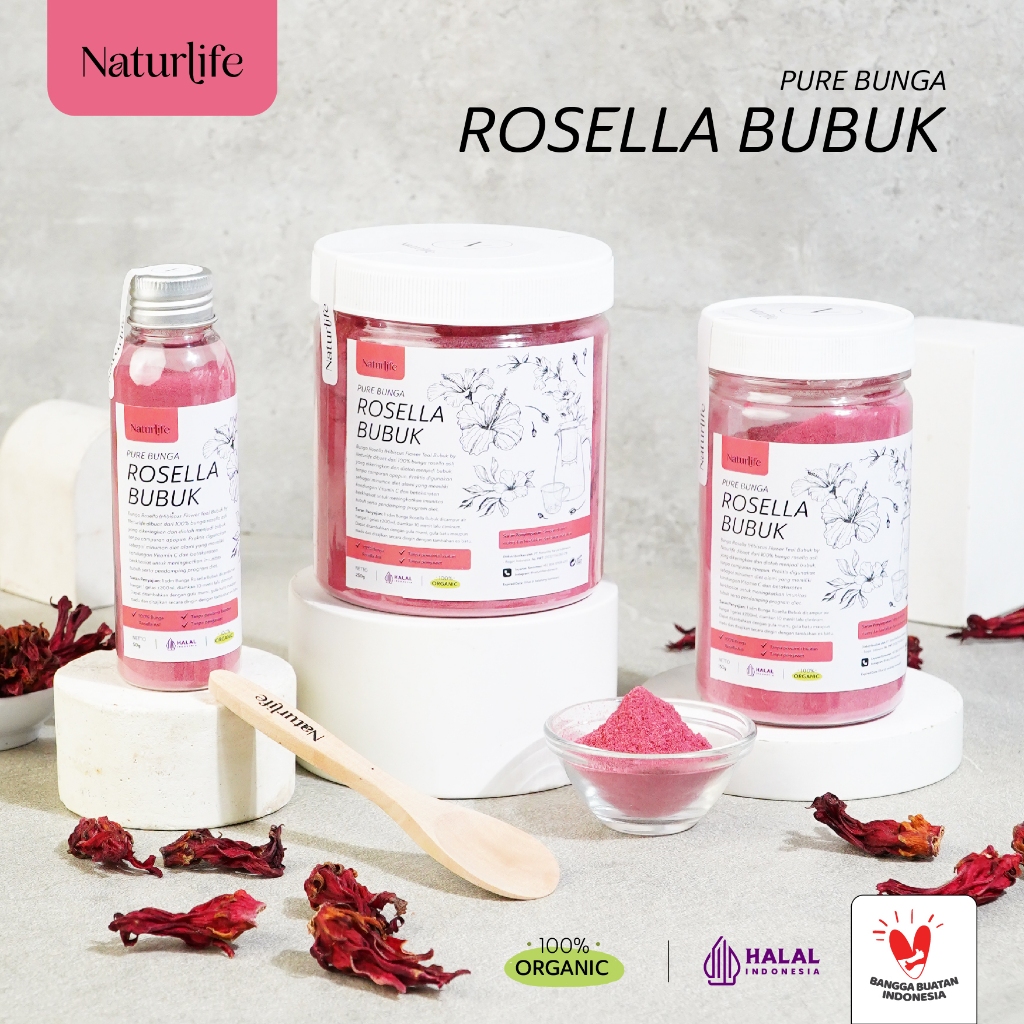 Jual EKSTRAK BUNGA ROSELLA BUBUK MURNI TANPA CAMPURAN 100% ORIGINAL ...
