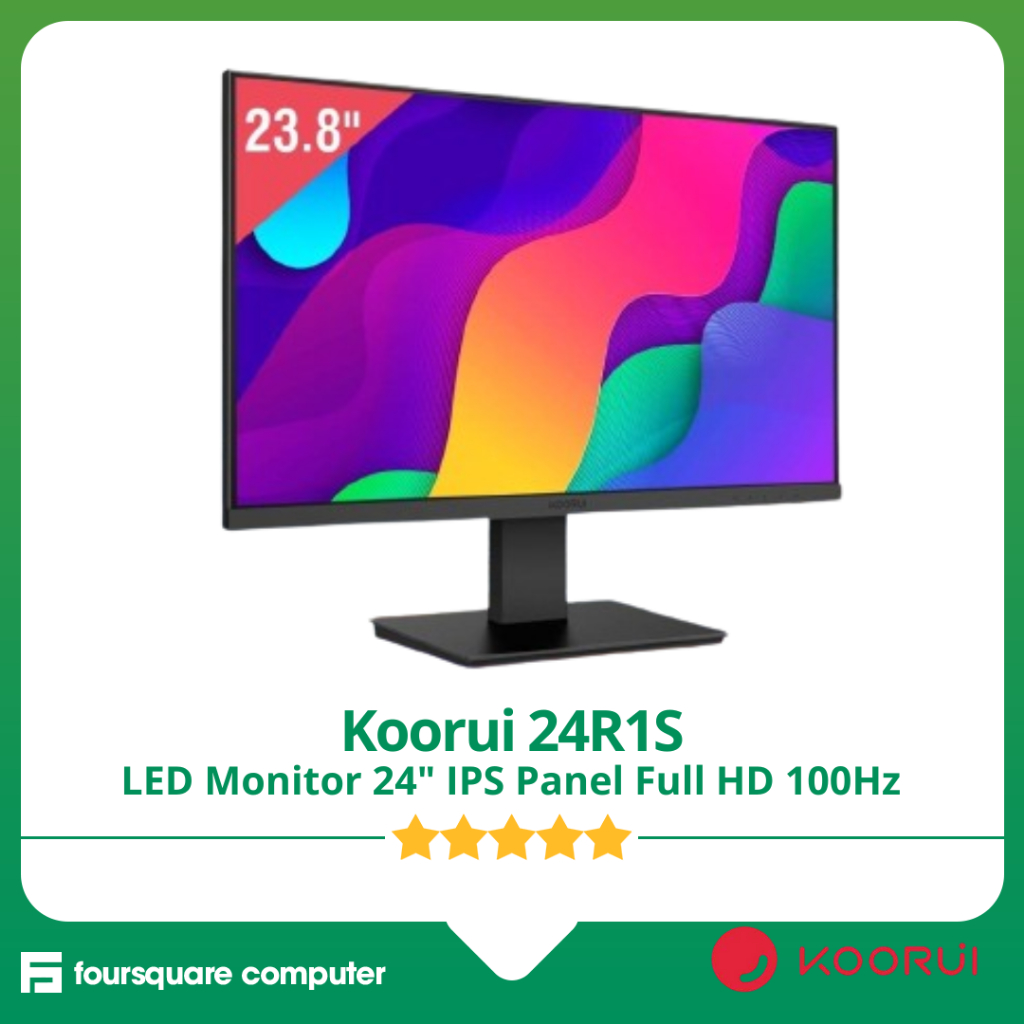Jual LED Monitor Koorui 24R1S 24 Inch IPS Full HD 100Hz | Shopee Indonesia