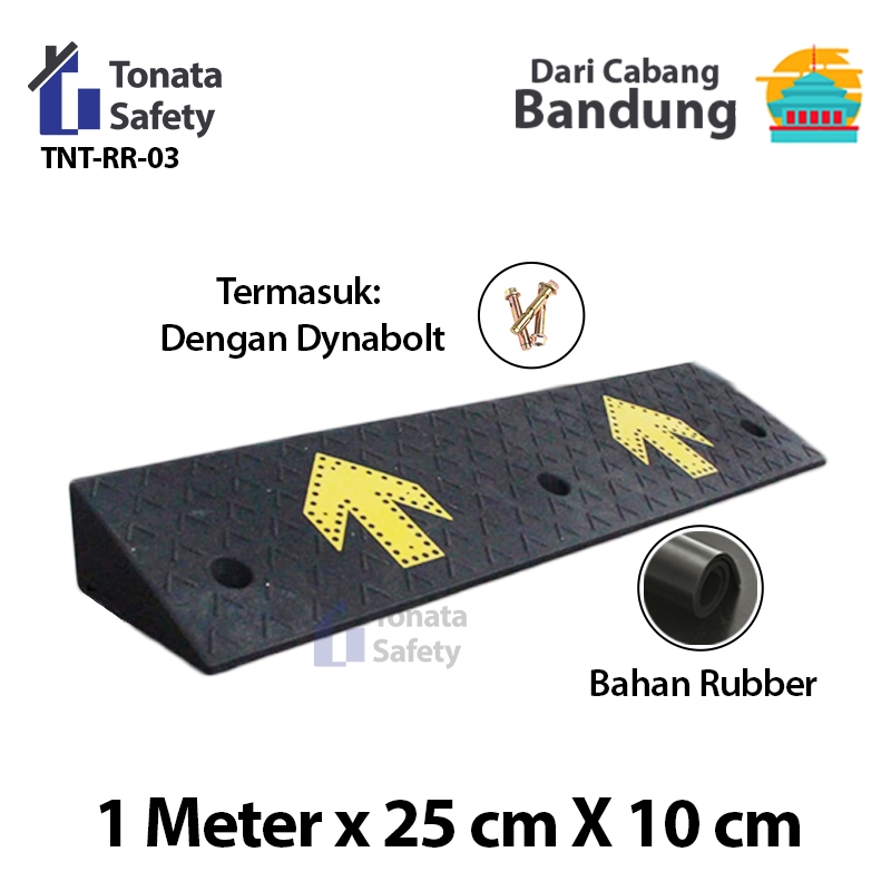 Jual Rubber Ramp / Tanjakan Karet Miring / 100 x 25 x 10 cm | Shopee ...