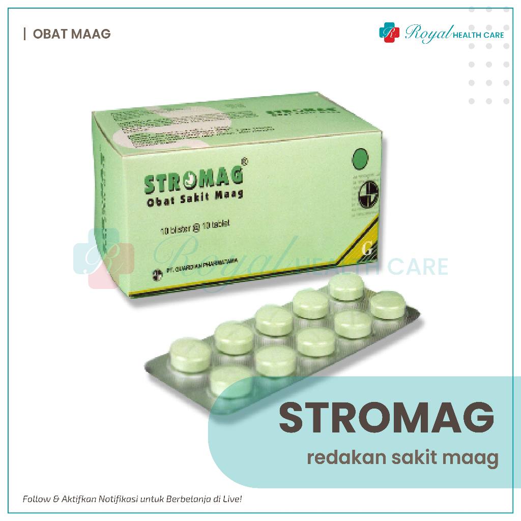 Jual STROMAG STRIP 10 TABLET [EXPIRED FEBRUARI 2026], Mengatasi Sakit Maag dan Tukak Lambung ...