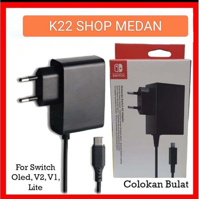 Jual Adaptor Charging Nintendo Switch Oled Lite V1 V2 | Shopee Indonesia