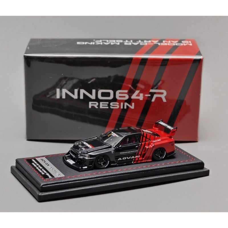 Jual Inno64 Resin Nissan Skyline R34 LBWK Advan Segel | Shopee Indonesia