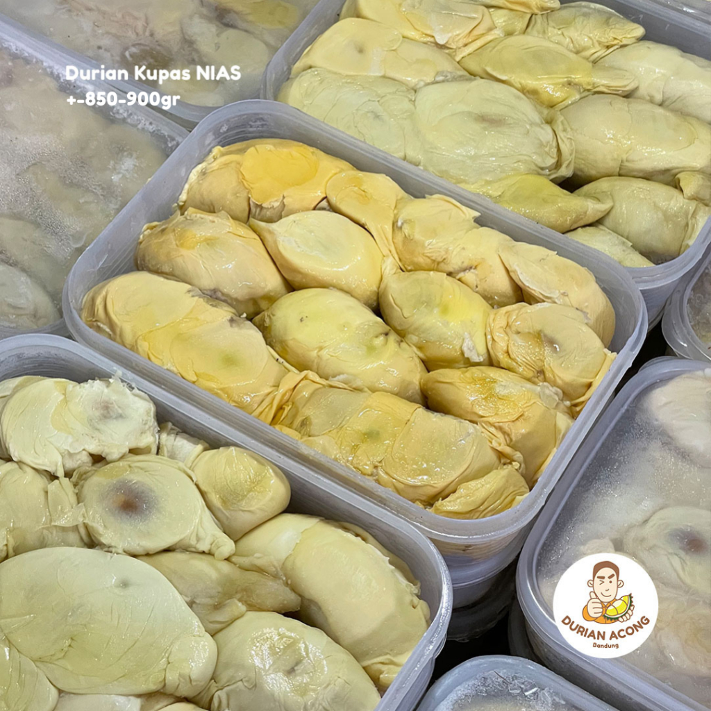 Jual Durian Kupas NIAS +-800gr | Shopee Indonesia