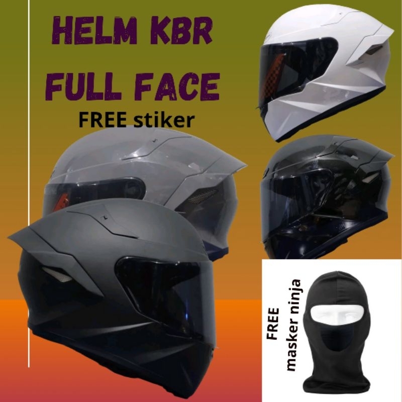 Jual helm kbr full face kekinian viral ttc TT isle SNI helmet dewasa ...