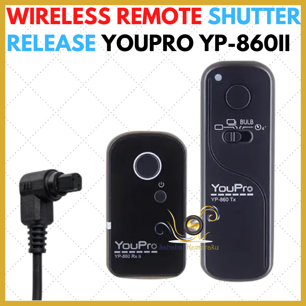 Jual Rs-80n3 Wireless Remote Shutter Release YouPro YP-860II Kamera ...
