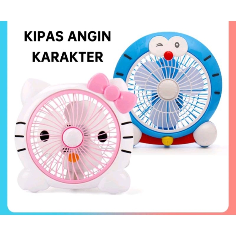 Jual KIPAS ANGIN KARAKTER 10 INCHI KIPAS MEJA TABLE FAN | Shopee Indonesia