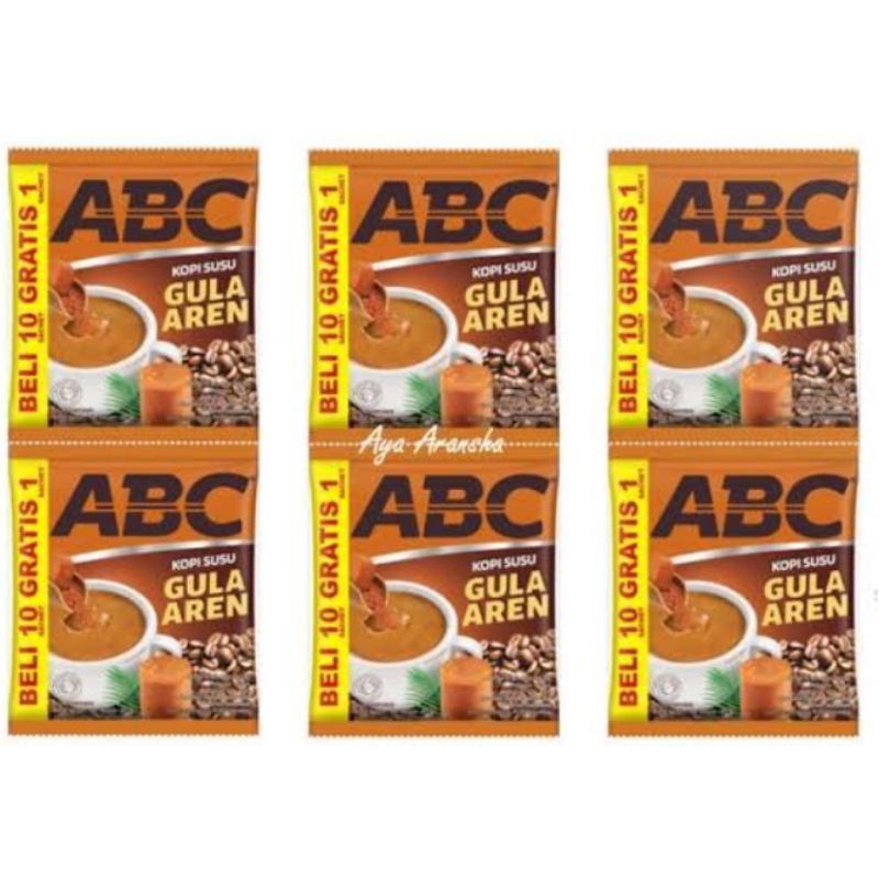 Jual ABC Kopi Susu Gula Aren 27gr 1 Renceng 11pcs | Shopee Indonesia
