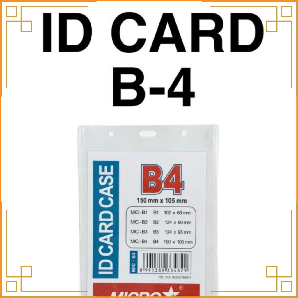 Jual MICRO STAR Plastik id card ukuran B2, B3, B4 isi 20 | Shopee Indonesia