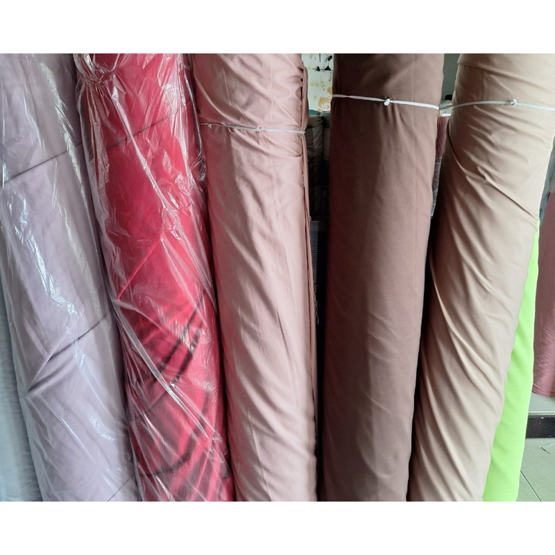 Jual Kain Sprei Meteran Bahan Mikro Tensel Polos Lebar 280 Banyak warna ...