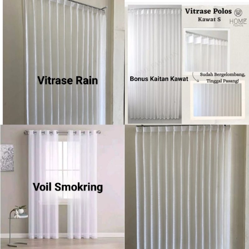 Jual Vitrase Smokring Vitrase Gorden Smokring Vitrase Polos | Shopee ...