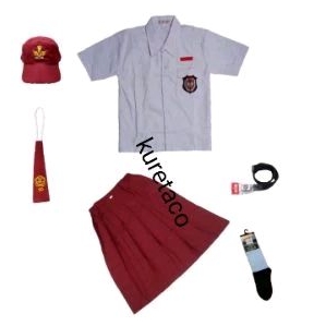 Jual Setelan lengkap seragam merah putih sekolah dasar ( SD) perempuan ...