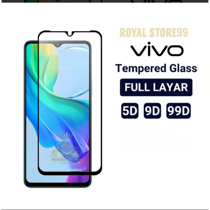 Jual Tempered glass full 9D Vivo V20 V20 SE V21 4G/5G V21E 5G V25 V25E V25 5G V23 V23E V23E 5G ...