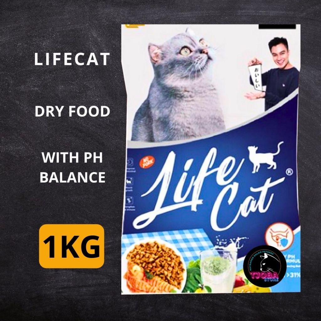 Jual LIFE CAT DRY 1KG MAKANAN KUCING DRY FOOD / LIFECAT 1KG | Shopee ...