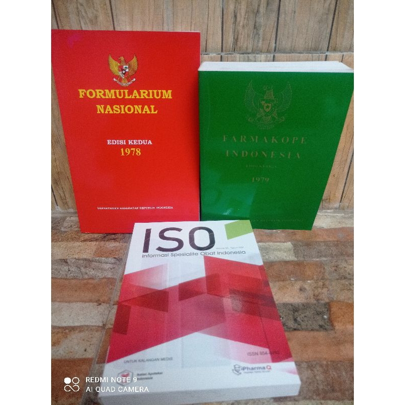 Jual Buku paket farmasi farmakope hijau. iso dan fornas | Shopee Indonesia