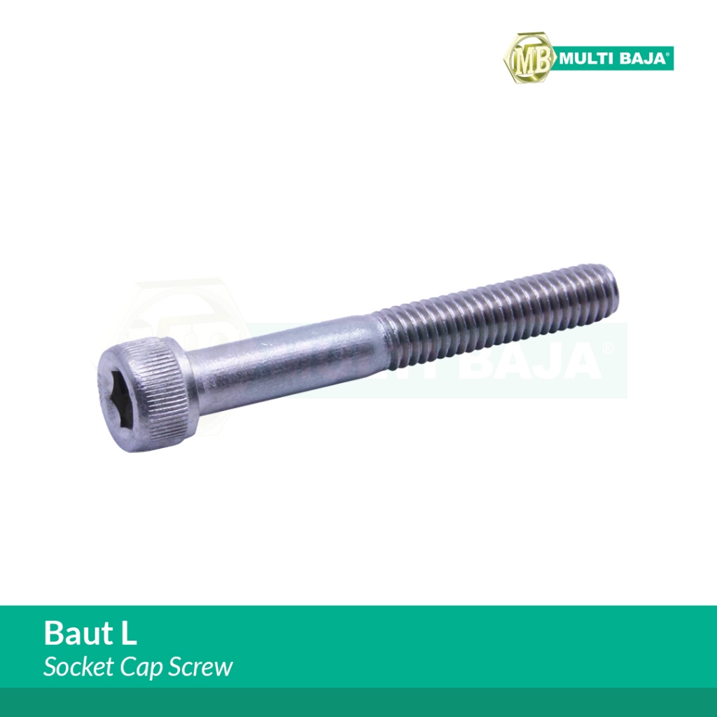 Jual Baut L Stainless Steel 304 M8 x 120 HT (Socket Cap Screw) | Shopee ...