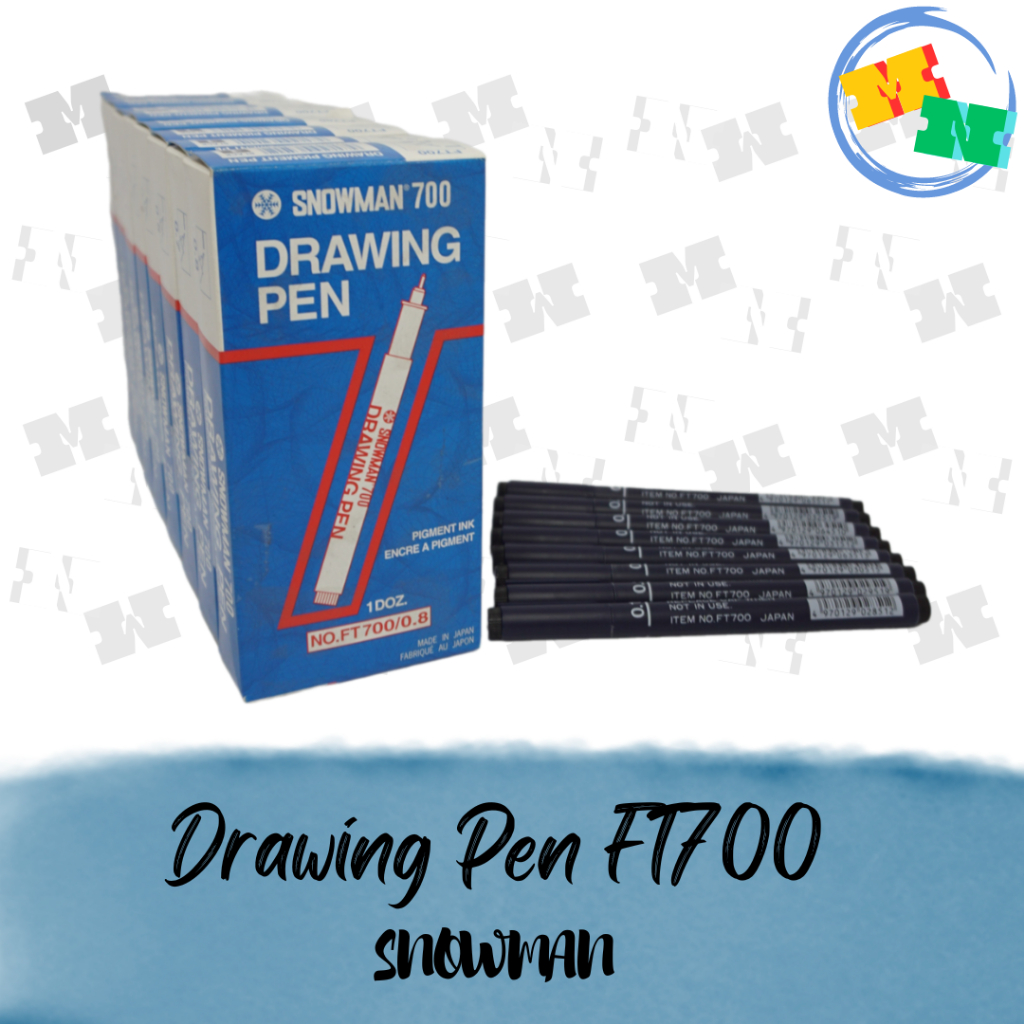 Jual Pulpen Gambar Snowman Drawing Pen FT700 | Shopee Indonesia