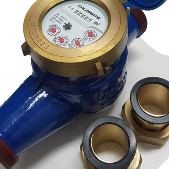 Jual WATER METER CALIBRATE 1,5 INCH DN40 CONNECTION SCREW/DRAT | Shopee ...