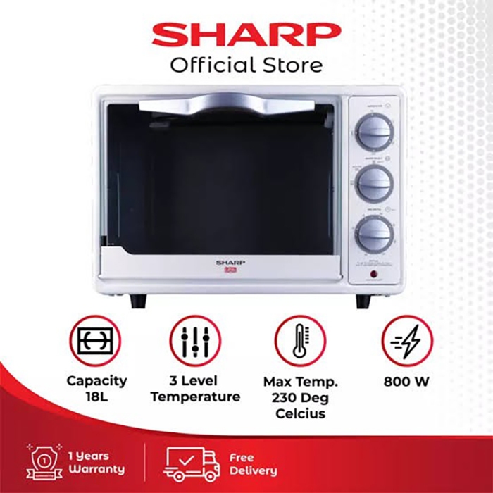 Jual OK Sharp EO-18(LW) Oven Listrik Libre 18 Liter | Shopee Indonesia