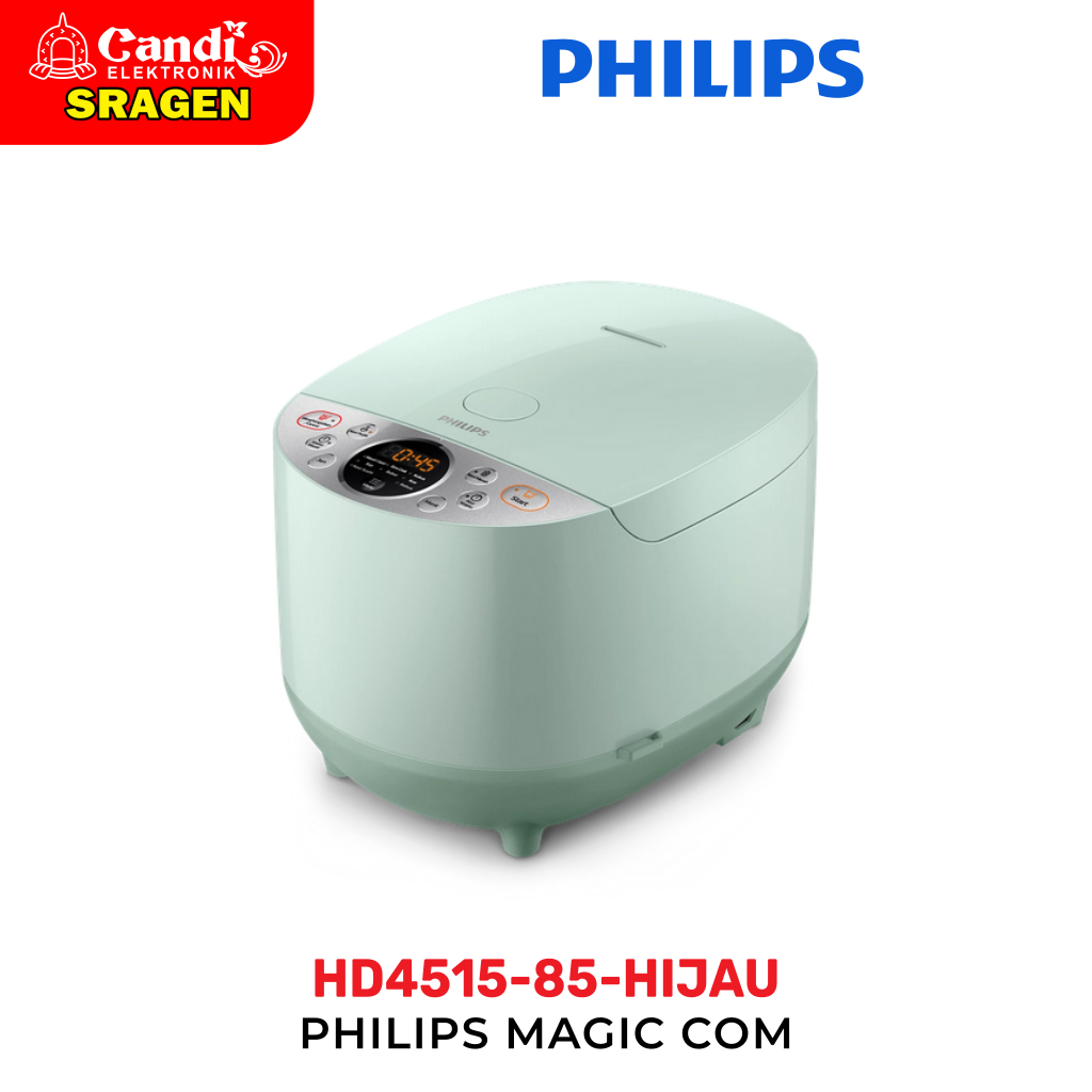 Jual PHILIPS Magic Com Digital 1,8 Liter - HD4515-85-HIJAU | Shopee ...