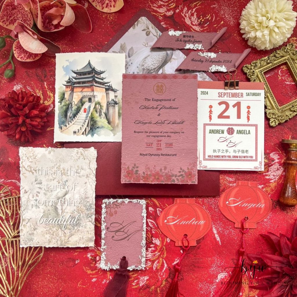 Jual bloomingyourwedding sangjit keepsake wedding keepsake stationery ...