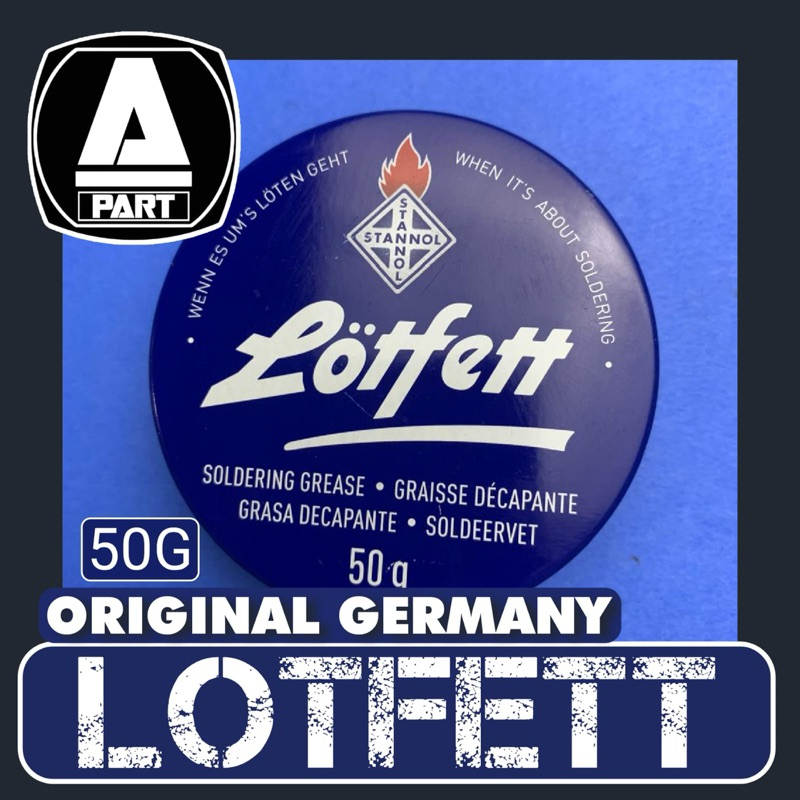 Jual LOTFETT MINYAK SOLDER PEMBERSIH MATA SOLDER ORIGINAL GERMANY 50G ...