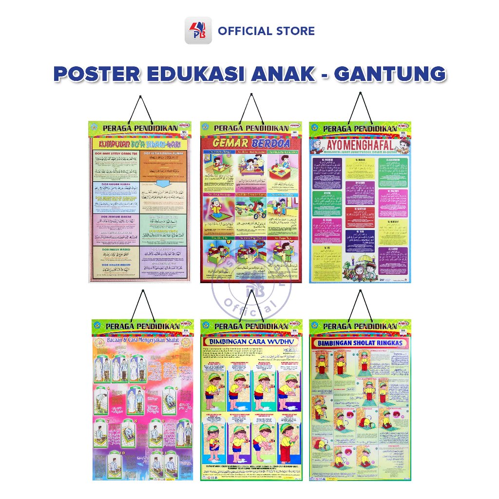 Jual Poster Edukasi Anak / Mainan Edukasi Anak / Gambar Edukasi Anak ...