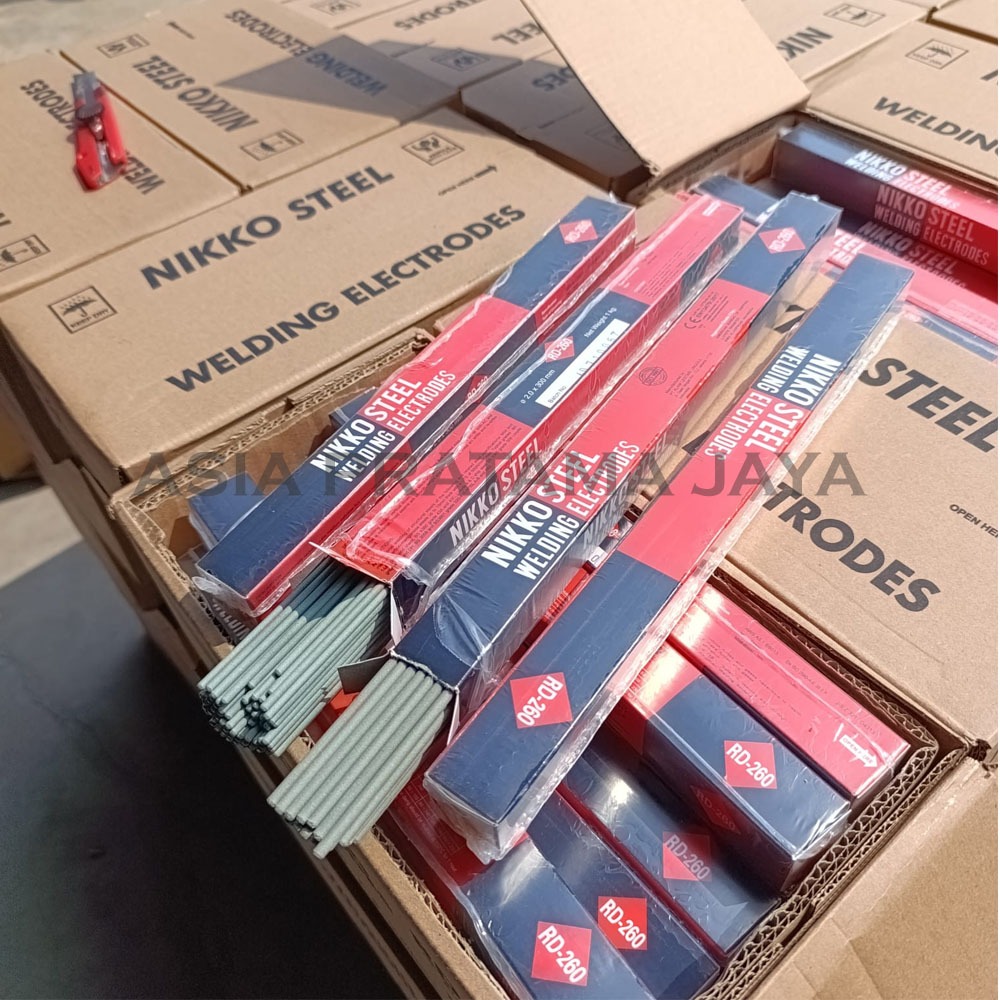 Jual KAWAT LAS NIKKO STEEL RD 260 1kg Pakan Las Listrik Elektroda 2.6x350mm 2.0x300mm | Shopee ...