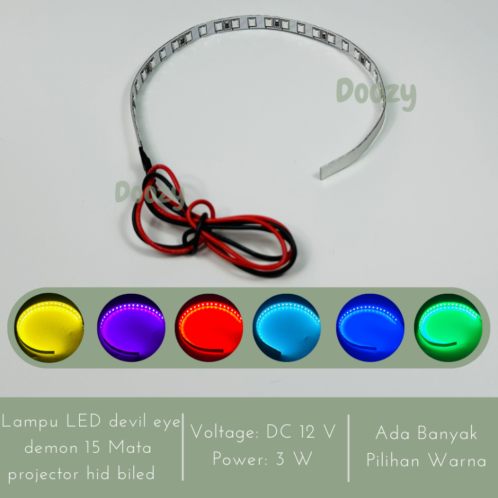 Jual Lampu LED Devil Eye 30 Mata 15 Mata Demon Eyes Projector Biled ...