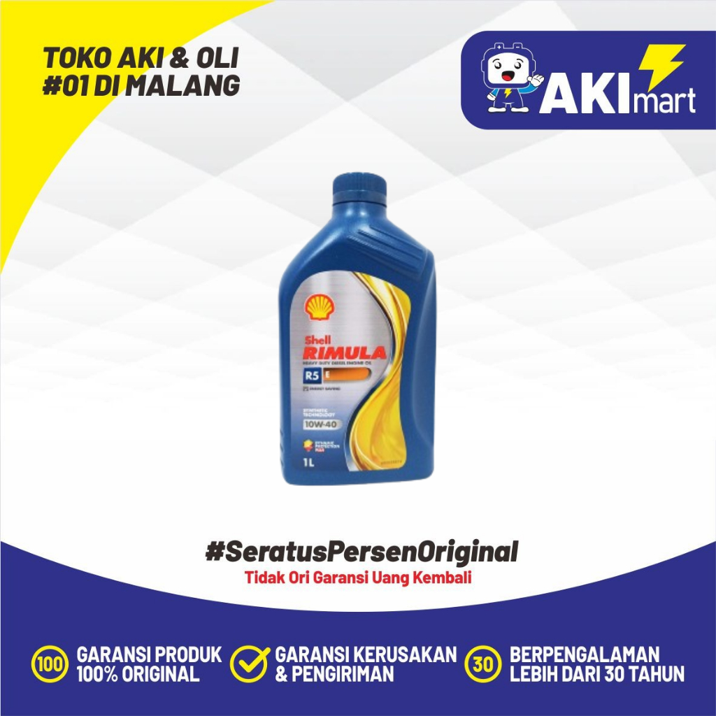 Jual Shell Rimula R5 E 10W40 1 liter Oli Mesin Diesel | Shopee Indonesia