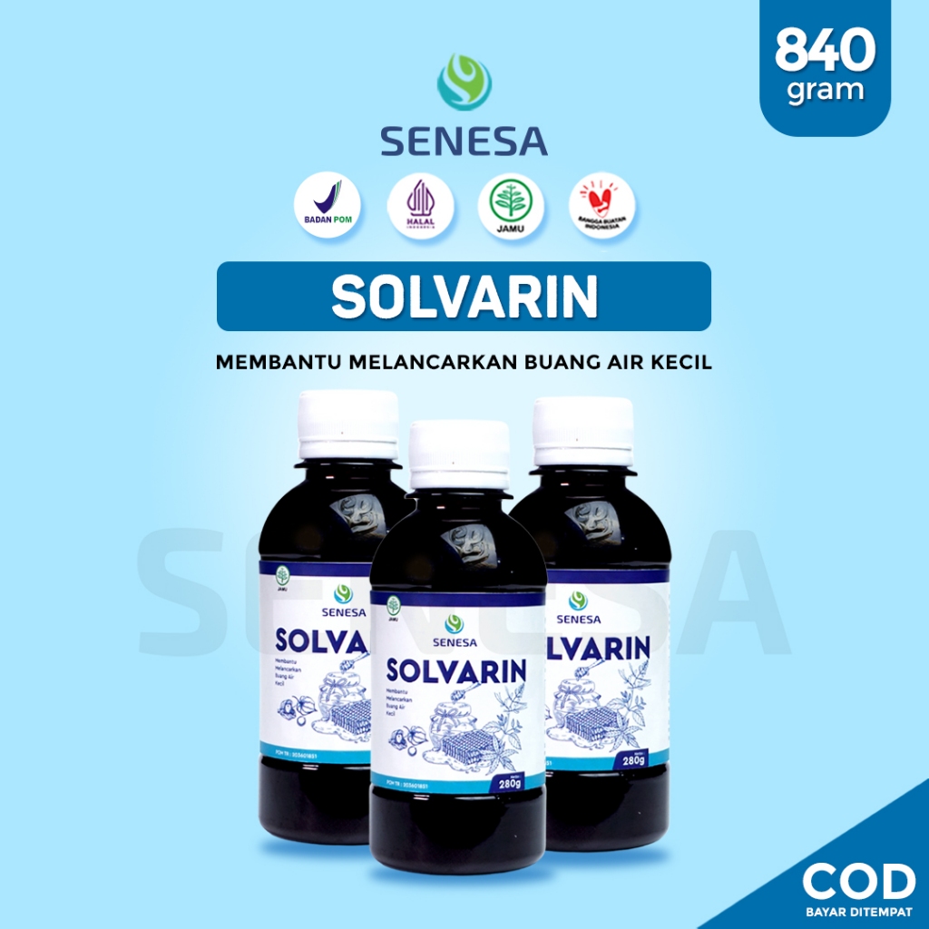 Jual Senesa - Paket Sehat 3 Pcs Solvarin Obat Prostat Batu Ginjal ...
