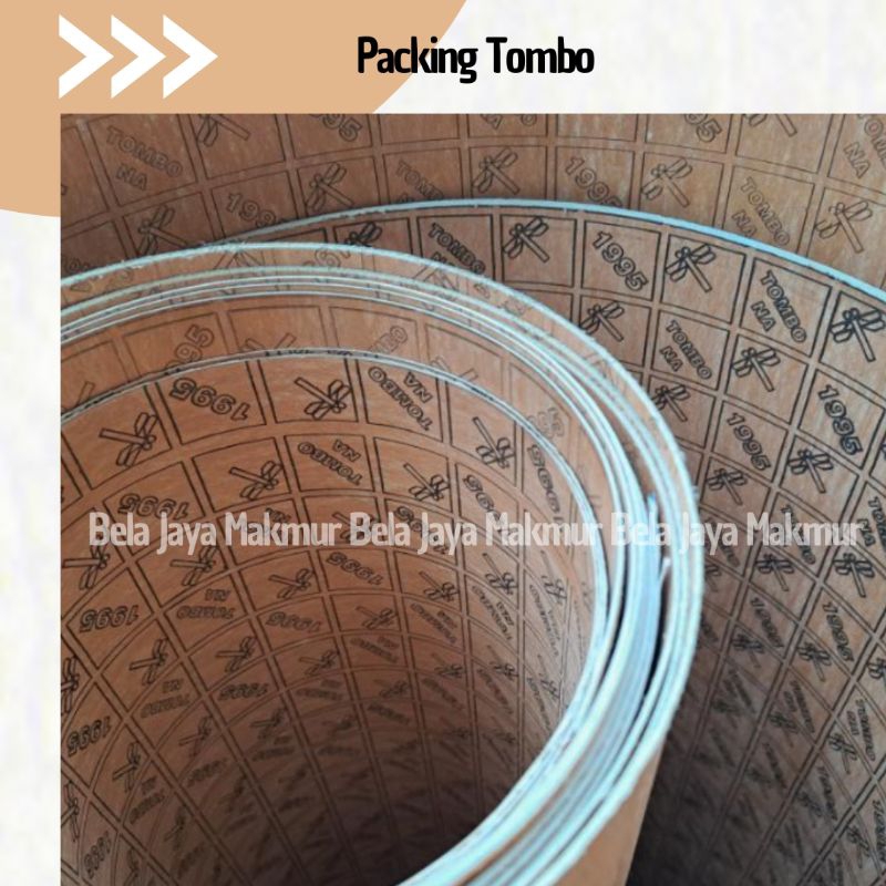 Jual Packing Gasket Tombo 1995 Coklat Tebal 0,8mm 1mm 1,5mm 2mm 3mm / Packing Gasket Non ...